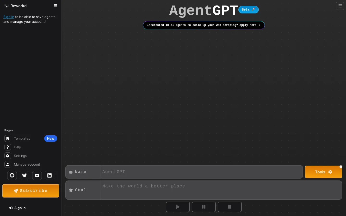 AgentGPT | AIStage