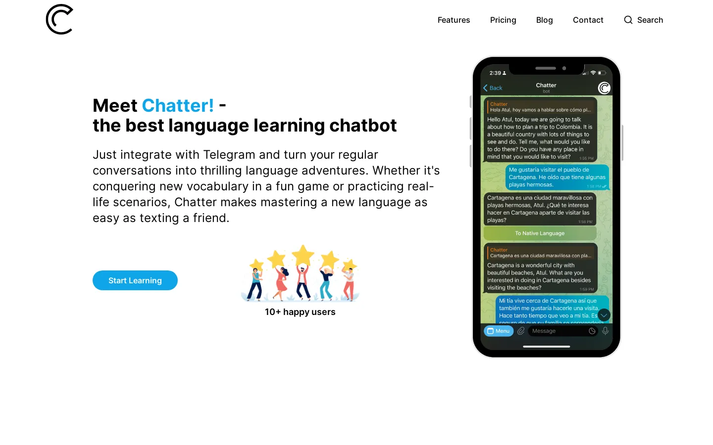 The best language learning chatbot - powered by AI. | AIStage