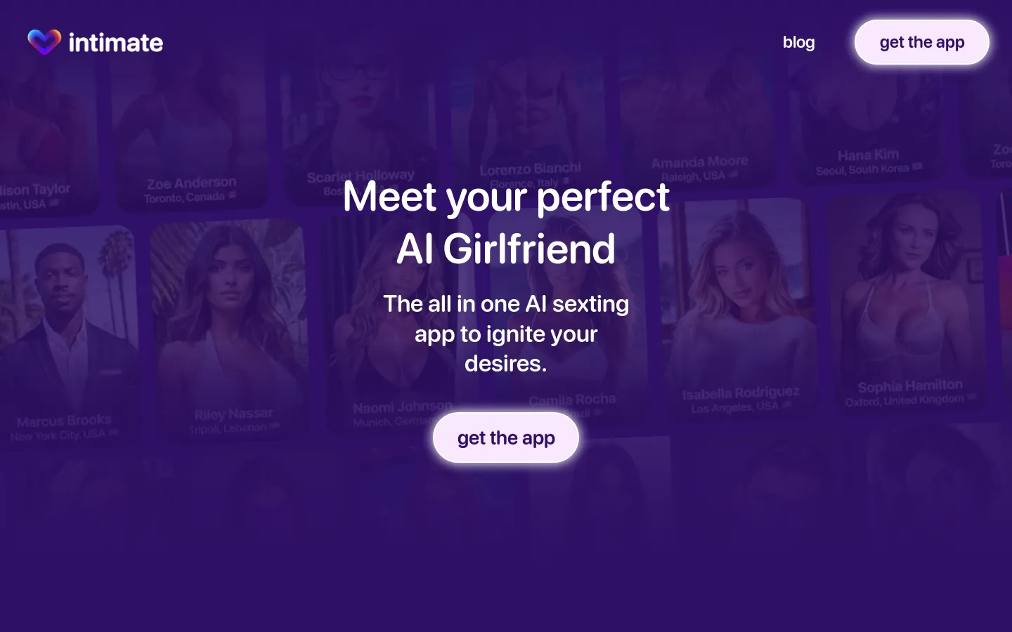 Intimate AI Girlfriend - The Ultimate AI Sexting App | AIStage