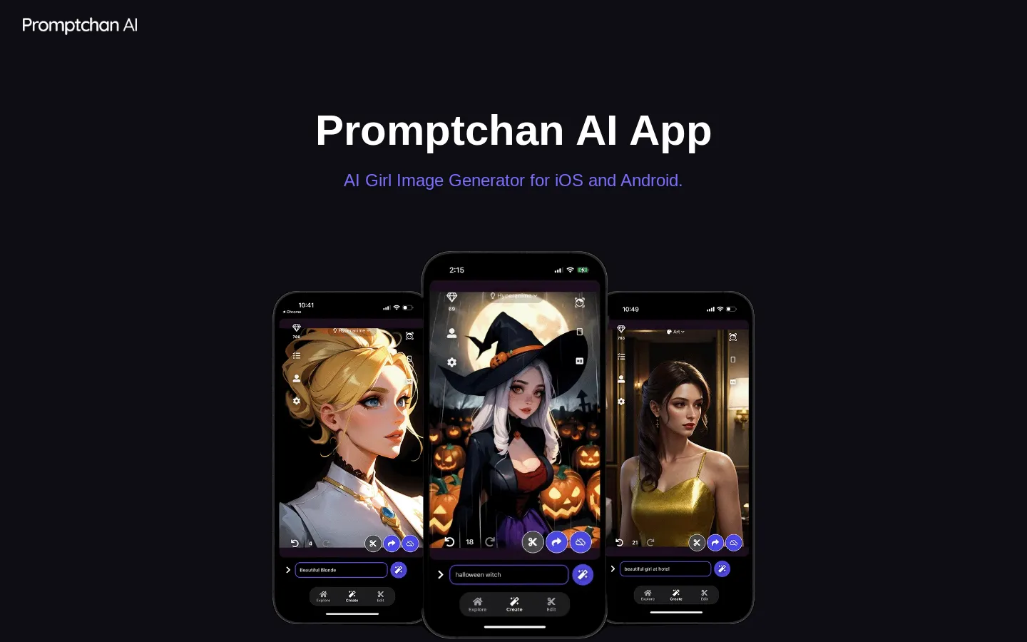 Promptchan：用手机创建 AI 女孩，我们的朋友可以用它来做很多事情，比如生成图像、创作故事，甚至写诗。 | AIStage