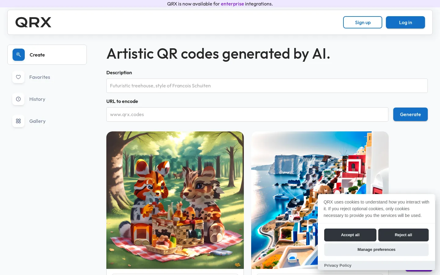 Artistic QR codes generated by AI. | QRX Codes | AIStage