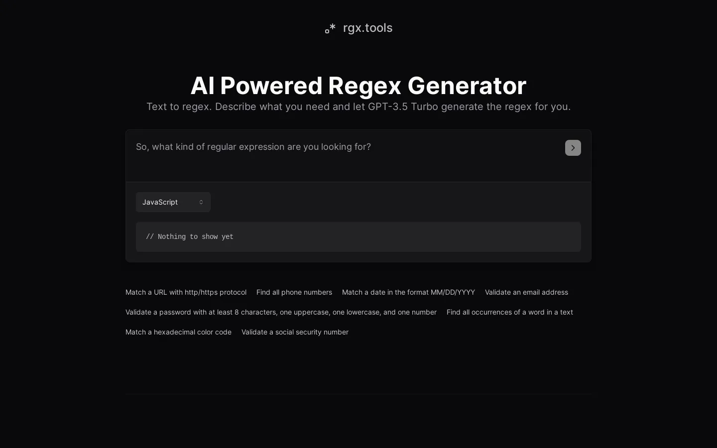 What is RGX Tools | AIStage
