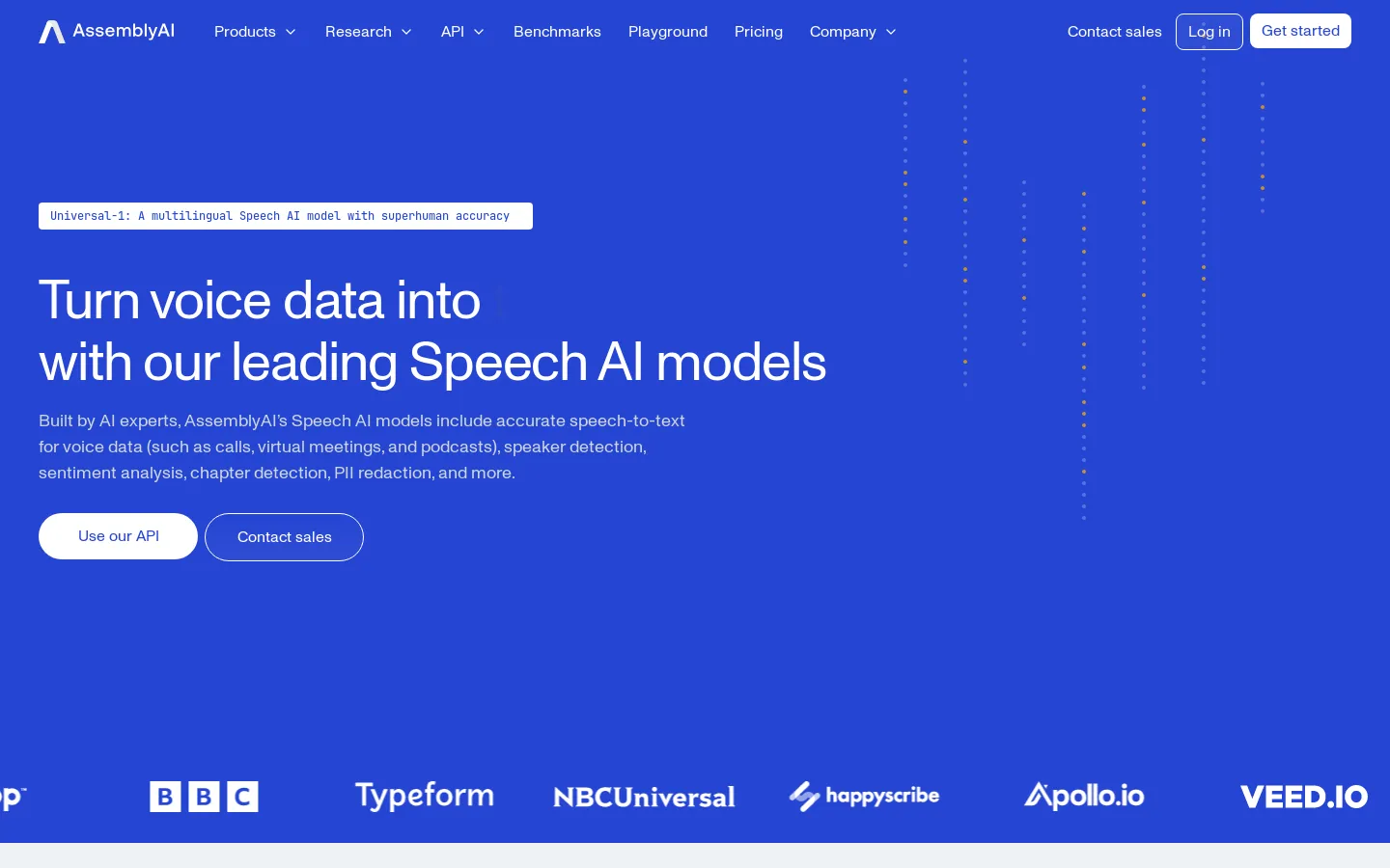 AssemblyAI | AI models to transcribe and understand speech