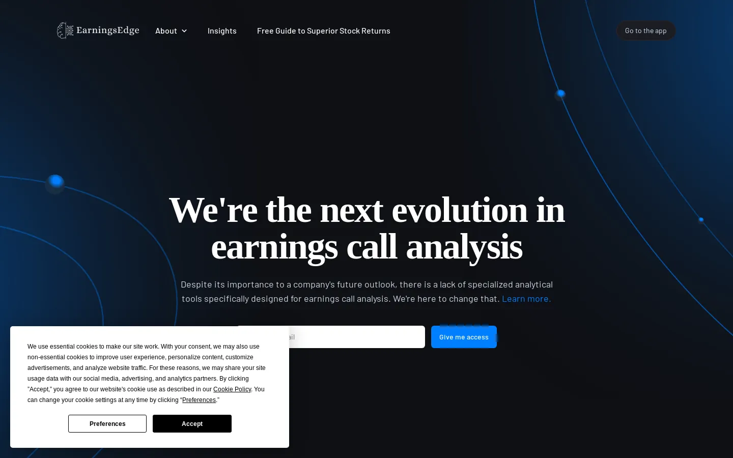 EarningsEdge.ai | Superior Earnings Call Analysis | AIStage