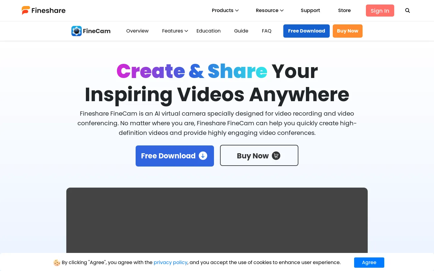 [Official] Fineshare FineCam | AI Virtual Camera Software for Windows & Mac | AIStage