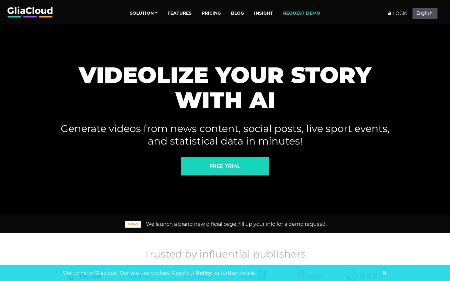 GliaStudio | VIDEOLIZE YOUR STORY WITH AI | AIStage