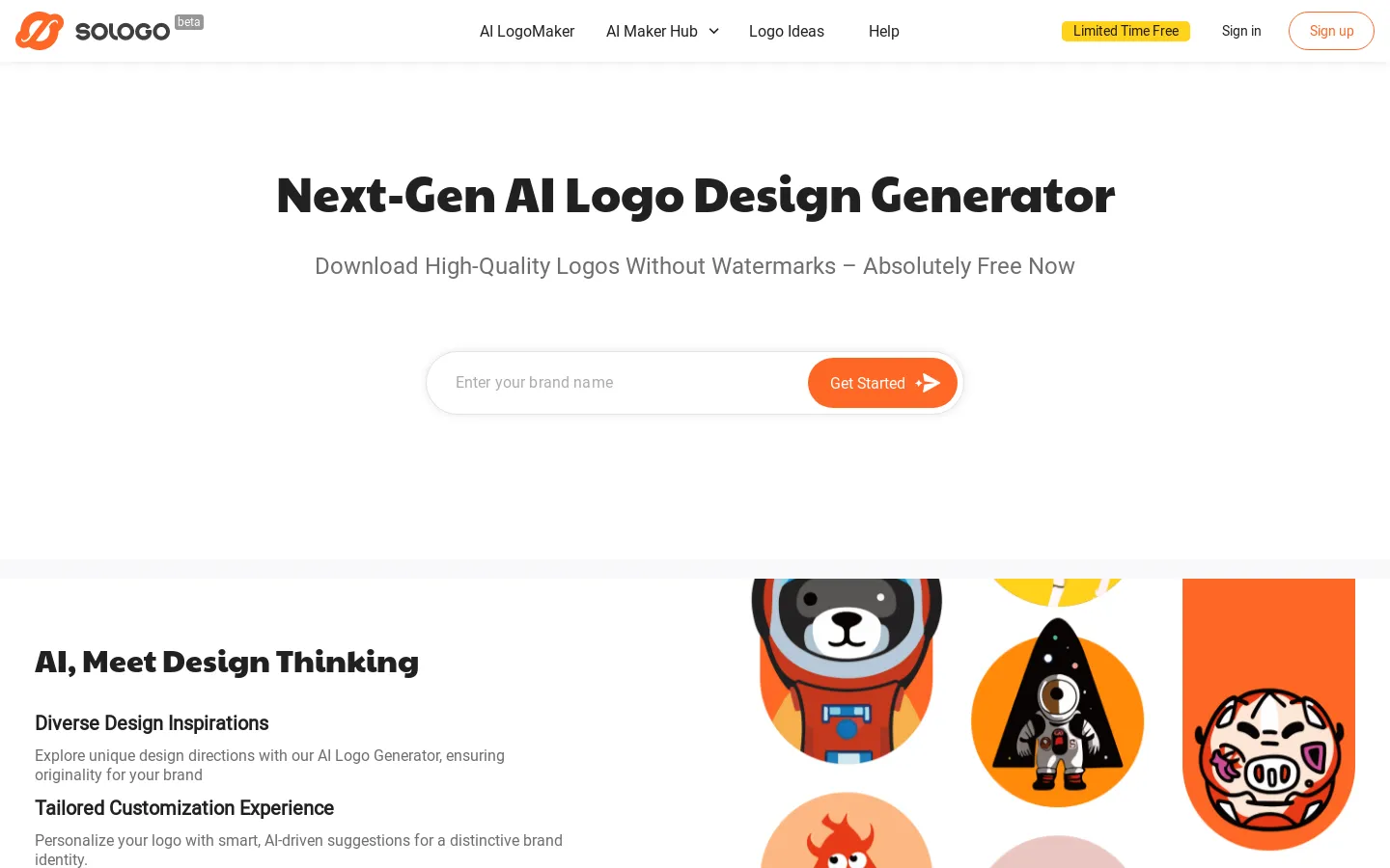 Free Logo Maker & Logo Generator with AI | SologoAI | AIStage