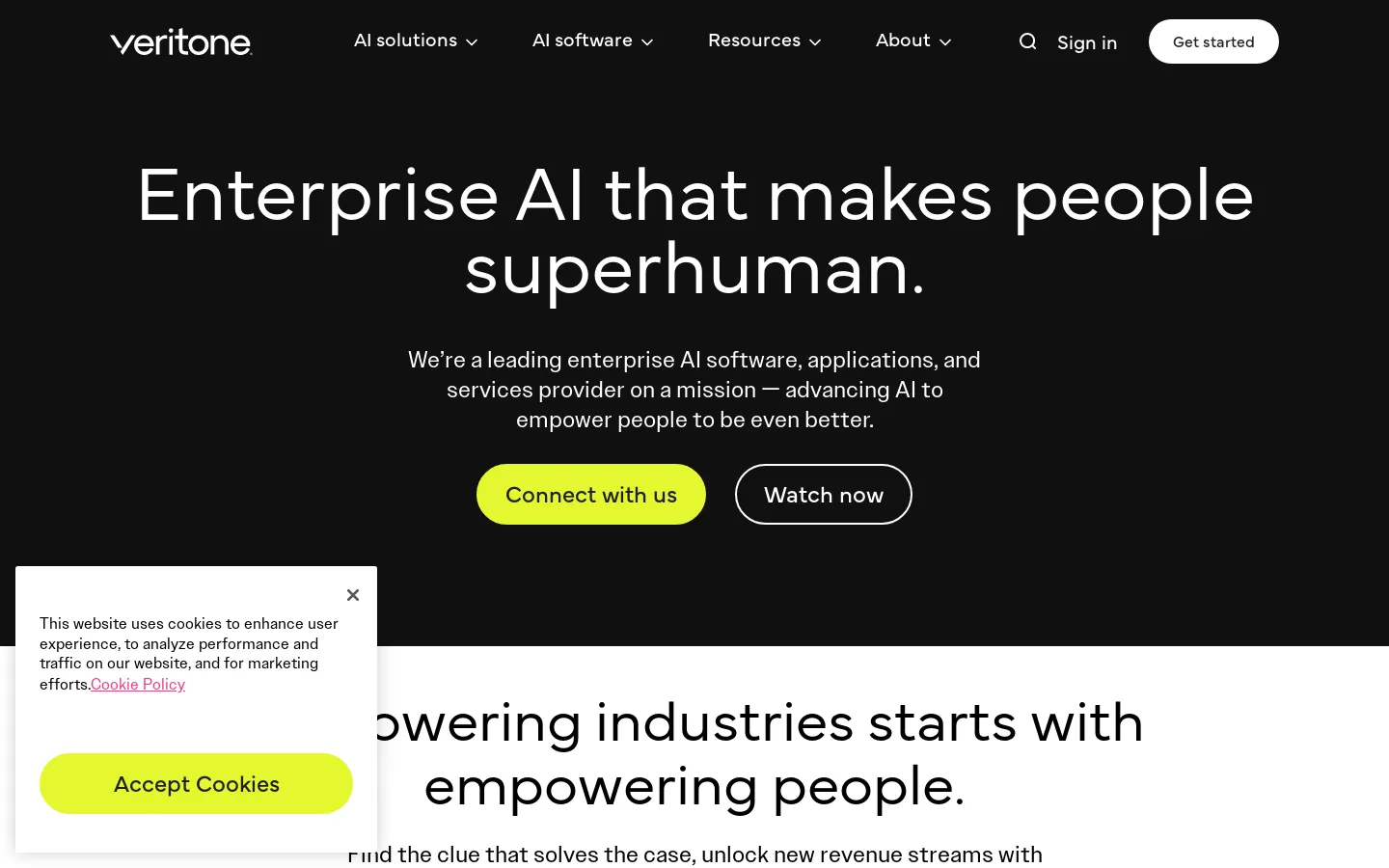 Veritone | AI that makes you even better | AIStage Veritone | AI that makes you even better | AIStage