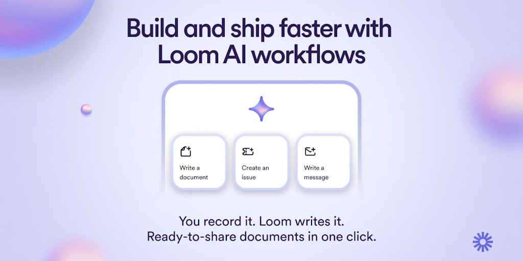 Loom AI Workflows - Turn any loom video into share-ready docs in a click | AIStage