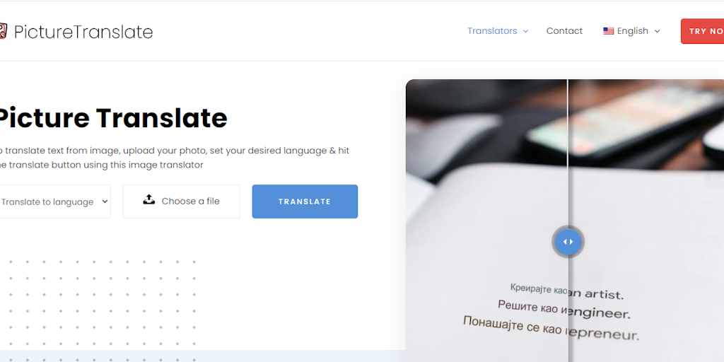 Picture Translate - Translate Image Text Online For Free | AIStage