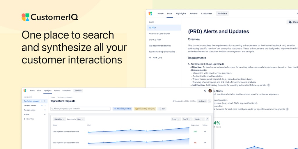 CustomerIQ - Search and synthesize all your customer interactions with AI | AIStage