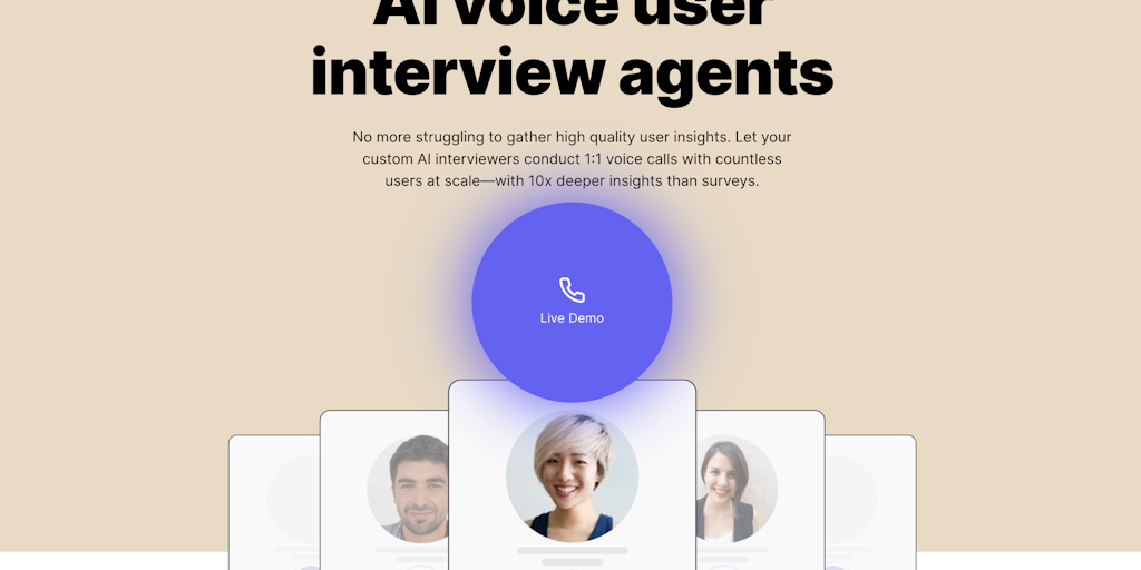 UserCall - AI Voice User Interviews | AIStage