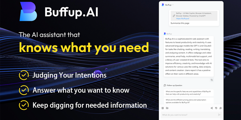 Buffup.AI - Your AI Web Copilot and Browser AI Assistant | AIStage
