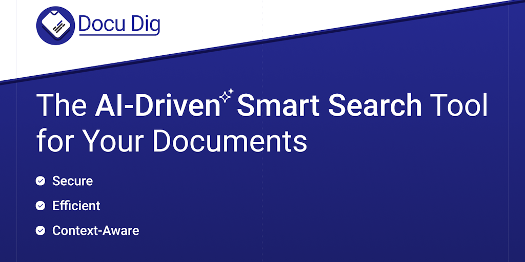 Docu Dig - AI-Powered Smart Search for Document Insights | AIStage