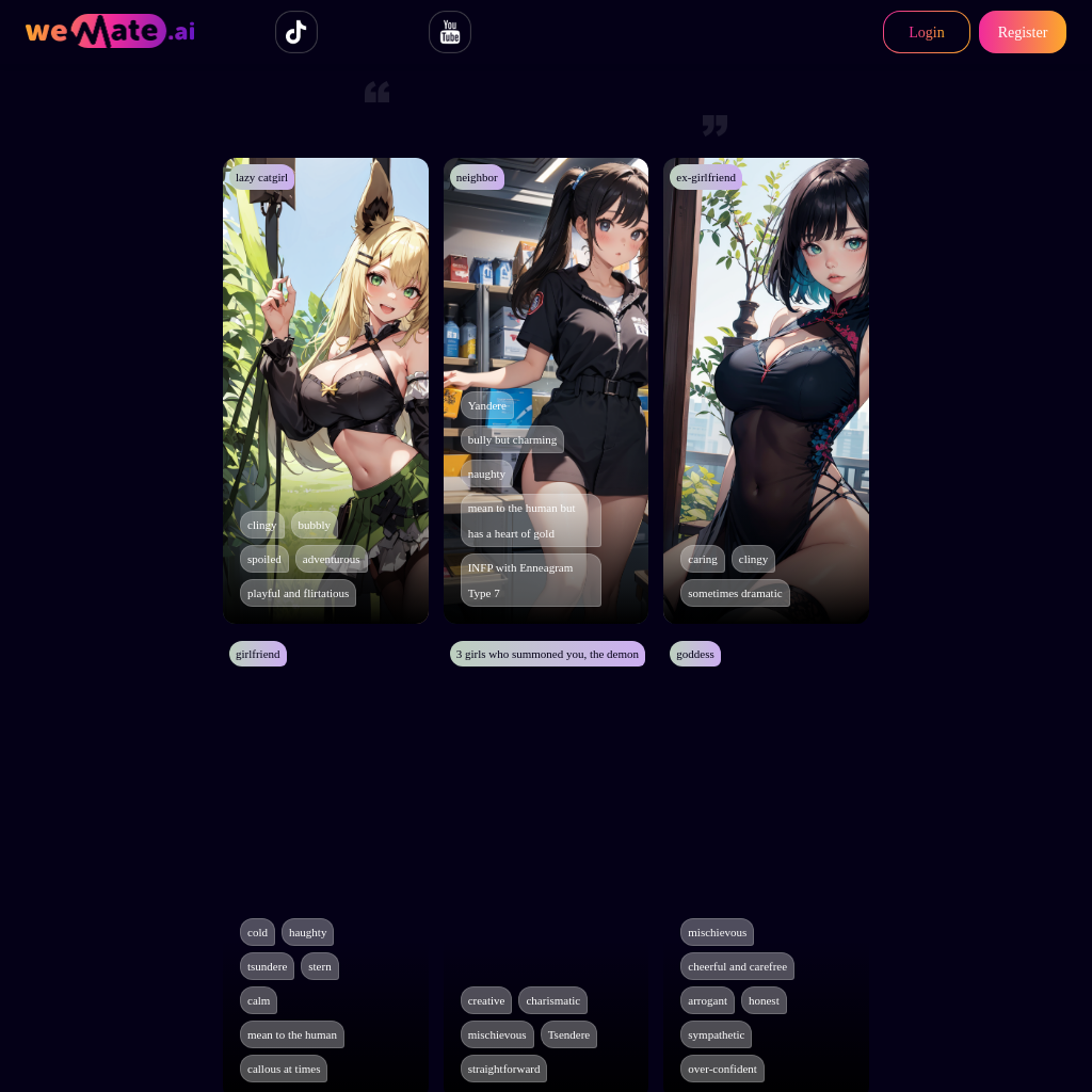 AI Girlfriend & Boyfriend, Roleplay Chat Online | Wemate | AIStage