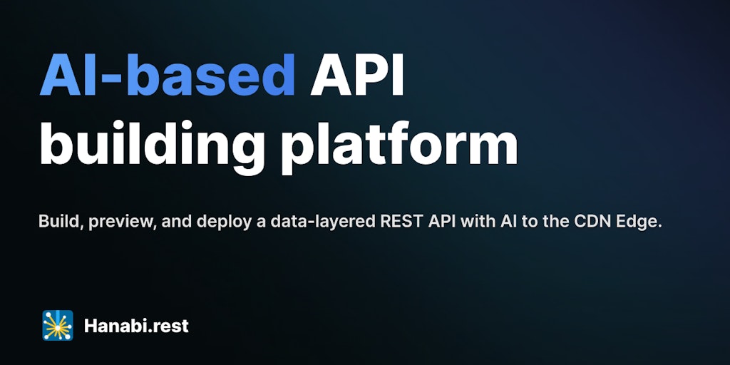Hanabi.rest - AI-based API Building Platform | AIStage