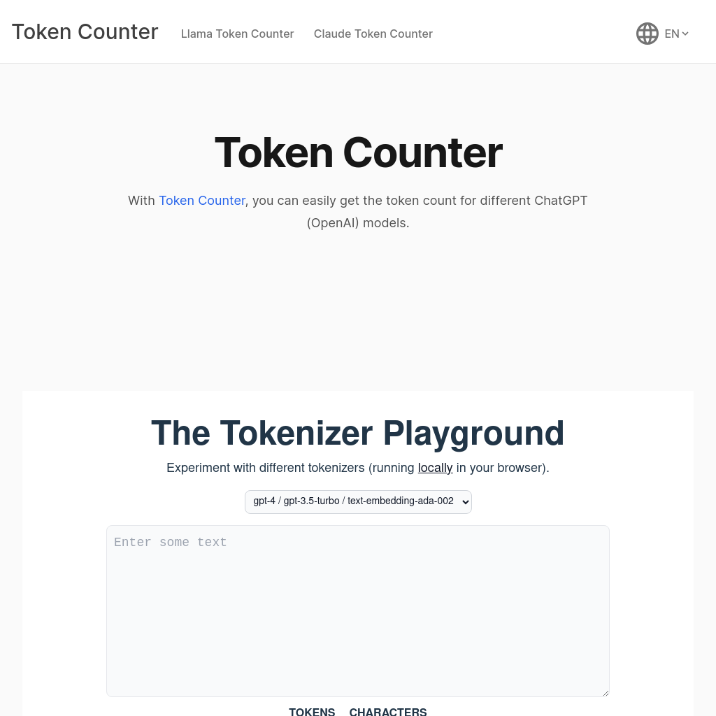 Token Counter - Calculate AI Model Costs | Token Counter | AIStage