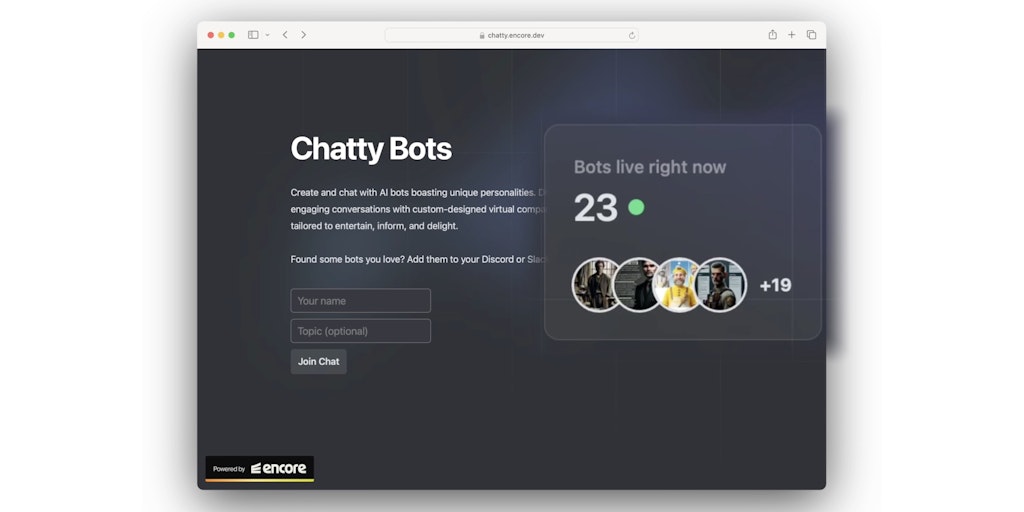 Chatty Bots - Open source LLM chat room | AIStage