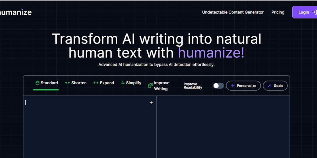 Humanize AI Text - Transform AI writing to be more human-like | AIStage