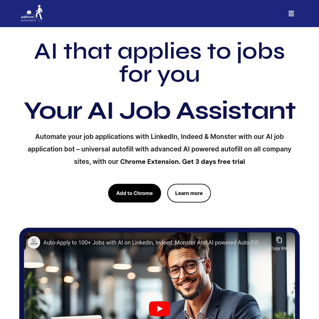 Jobform Automator Introduction | AIStage