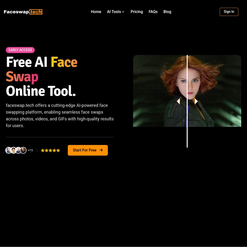 Free AI Face Swap Tool for Videos, GIFs, and Photos | Faceswap.tech ...