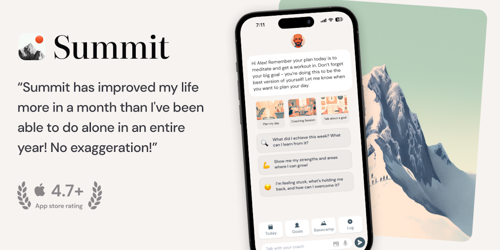 Summit - The AI life coach for your biggest goals | AIStage