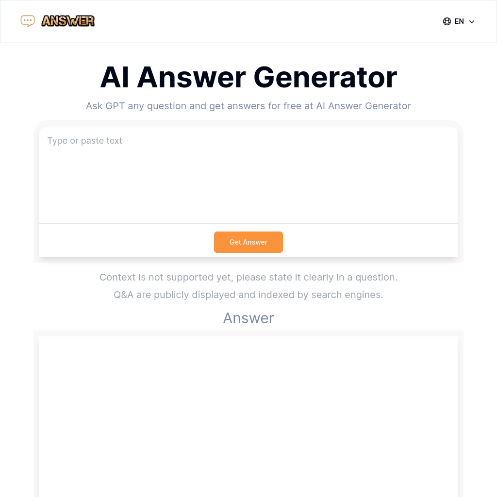 AI Answer Generator: Unleash the Power of AI Answer Generator for Free ...