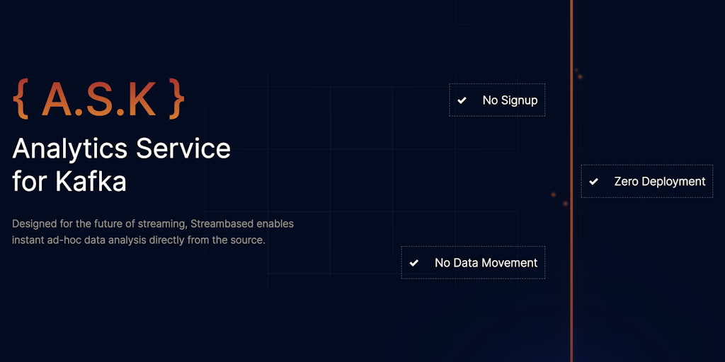 Streambased - Analytics Service for Kafka | AIStage