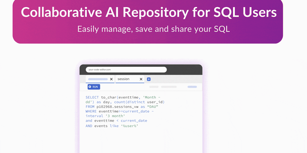 Sherloq - Collaborative SQL Repository for Data Analysis | AIStage