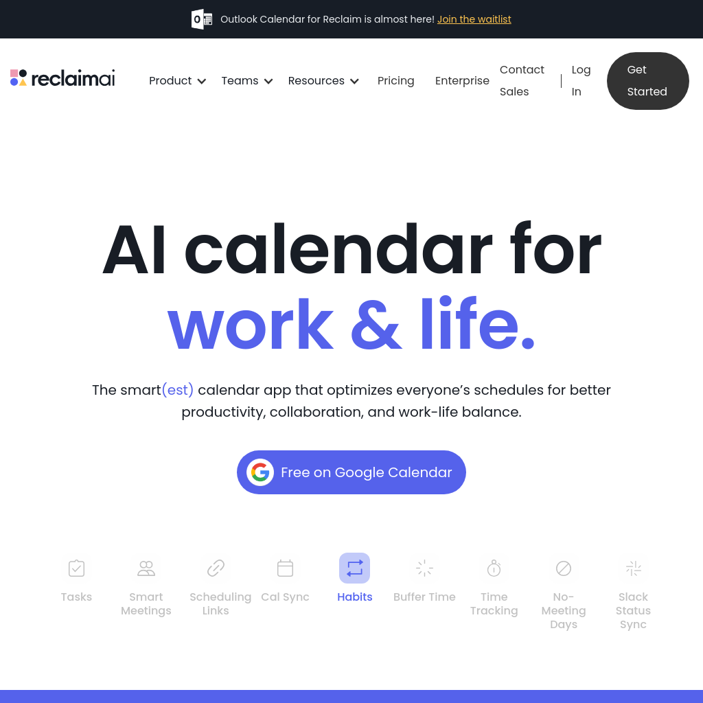 Reclaim AI | Smart Scheduling App for Teams | AIStage Reclaim AI | Smart Scheduling App for Teams | AIStage