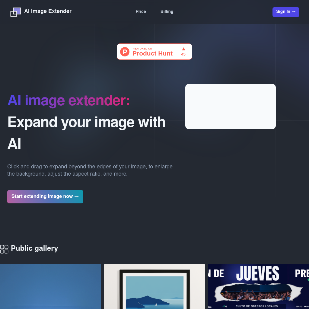 AI Image Extender | Expand Your Image with AI | AIStage