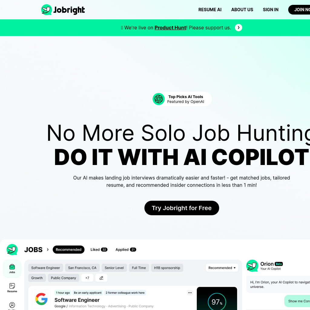 What is Jobright AI | AIStage
