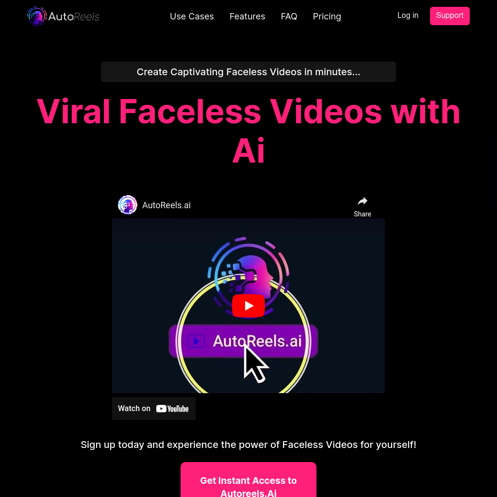 AutoReels.AI - Automate Faceless Videos for TikTok, YouTube & More | AIStage