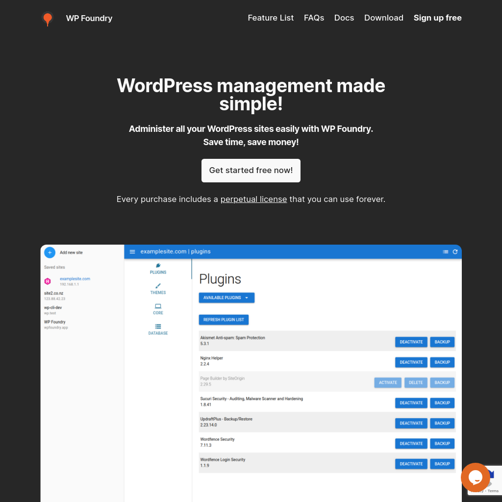 WP Foundry - Simplify WordPress Management with WP Foundry | AIStage