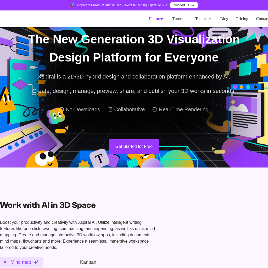 Xspiral - Create 3D Designs using 2D Design Experience, Work with AI in ...