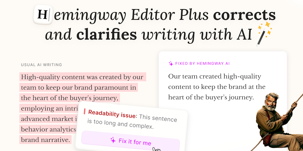 Hemingway Editor Plus - Improve Your Writing with AI | AIStage