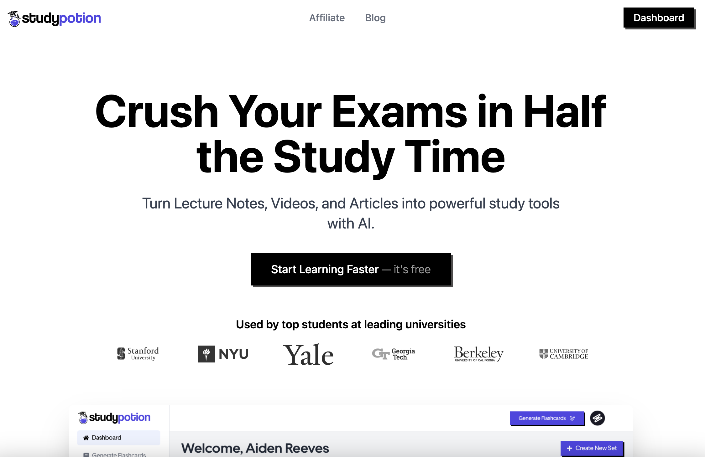 Study Potion AI - Your AI-Powered Study Assistant | AIStage
