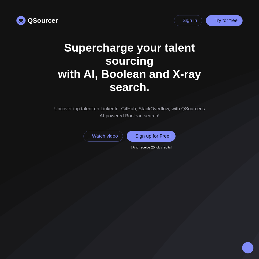 QSourcer - Find Top Talent with AI and Boolean Search | AIStage
