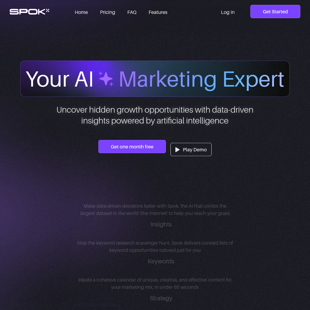 Spok - Elevate your marketing with AI-powered insights | AIStage