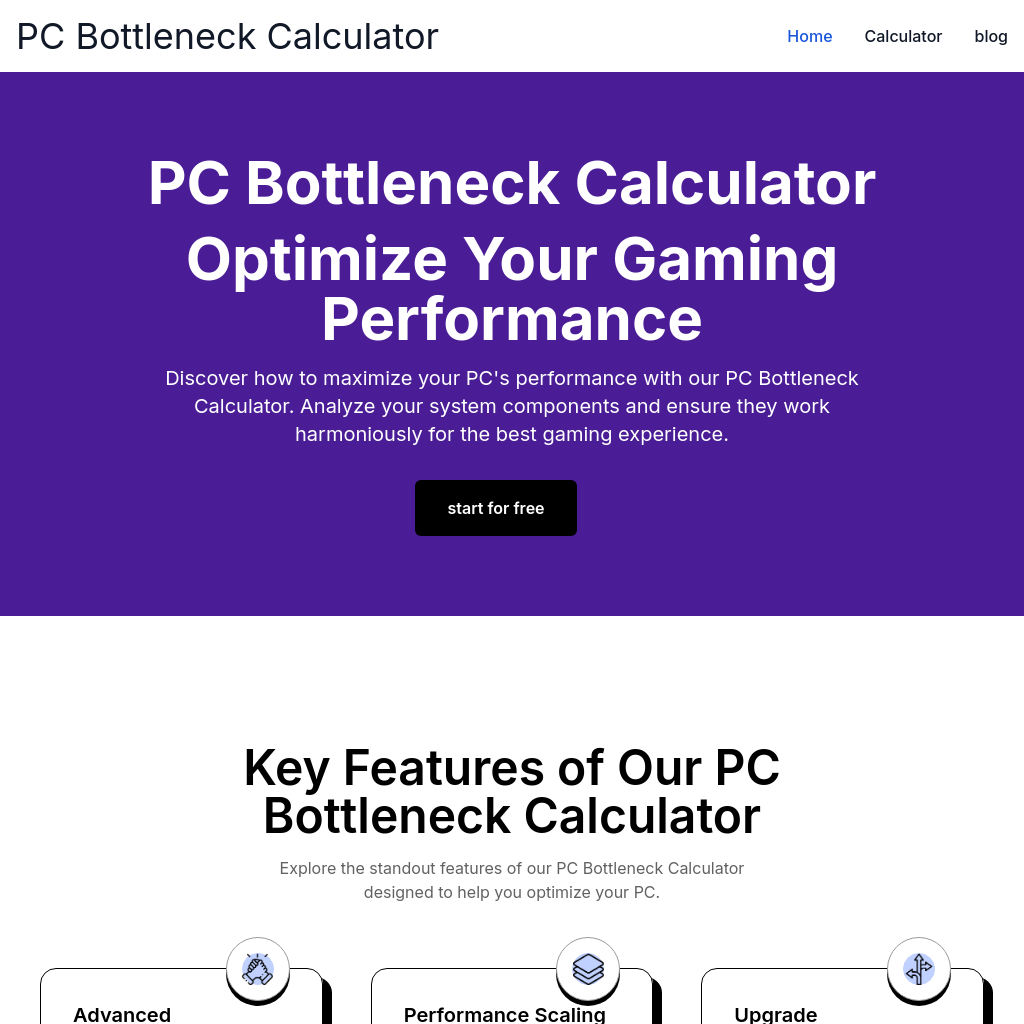 PC 병목 현상 계산기: 게이밍 성능 최적화 - Bottleneck Calculators | AIStage